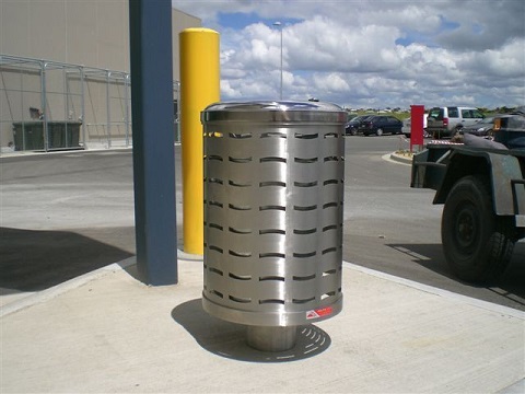 Wave Style Rubbish Bin - Polite Enterprises Corporation