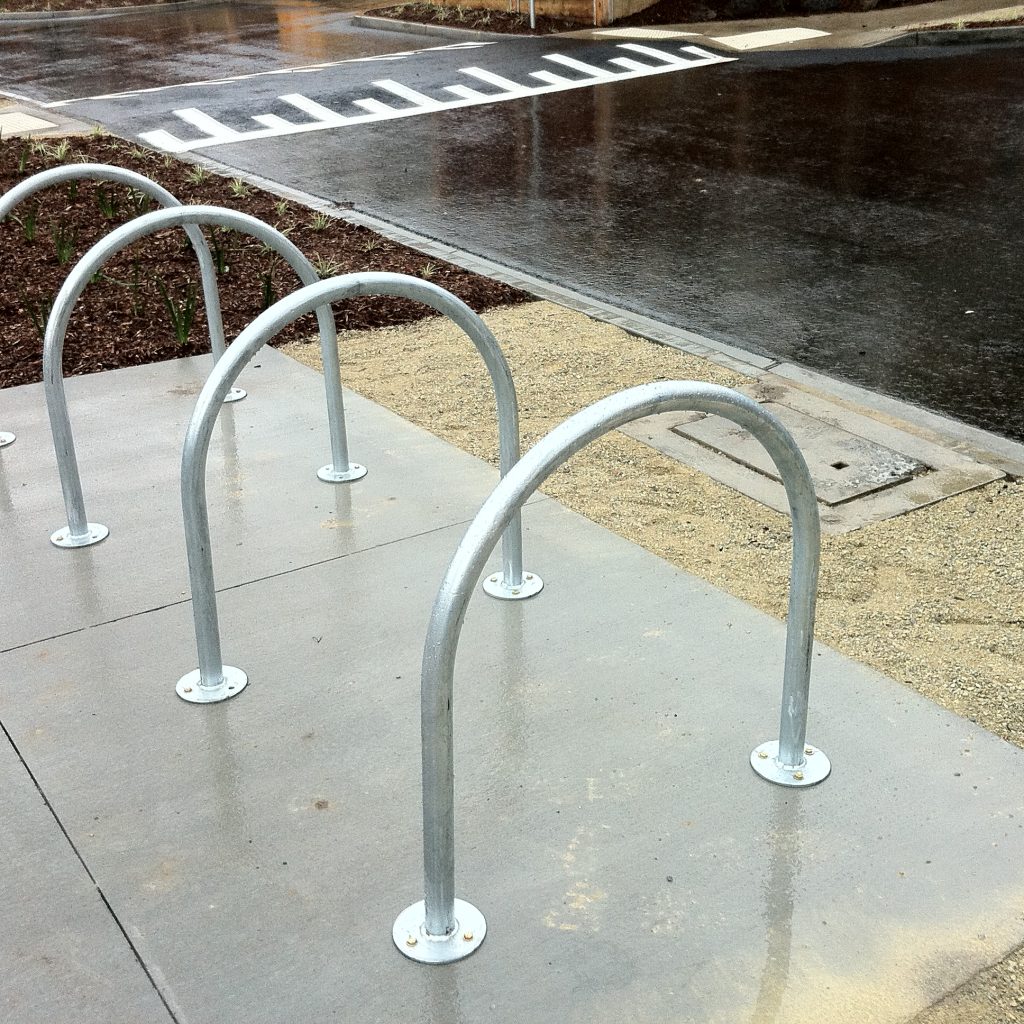 Hoop Bike Rail (galvanised)| BIKERACK-HOOPGB - Polite Enterprises ...